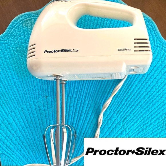 proctor silex | Kitchen | Proctor Silex 5 White Electric Mixer | Poshmark
